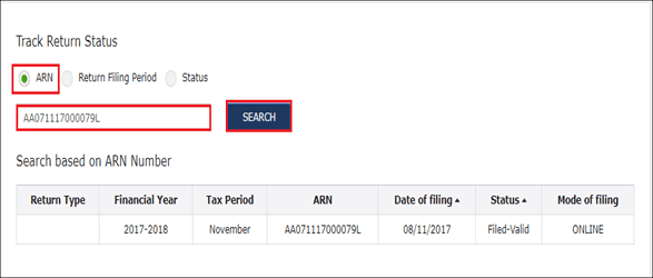 Check GST Return Status | GST Filing Status by GST Number - Masters India