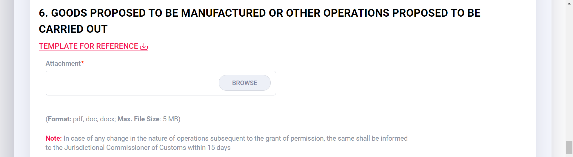 MOOWR Scheme: Manufacturing and Other Operations Warehouse Regulations